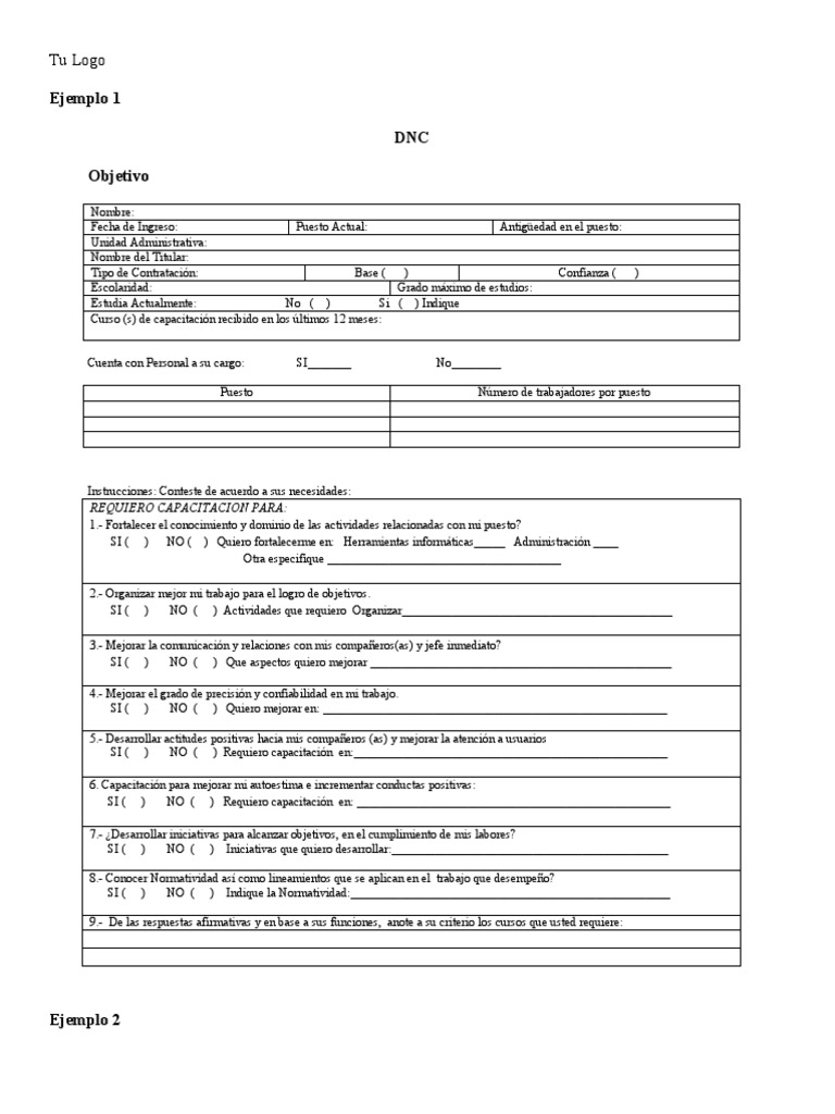 Ejemplos DNC | PDF | Calidad (comercial) | Toma de decisiones Ejemplos DNC | PDF | Calidad (comercial) | Toma de decisiones