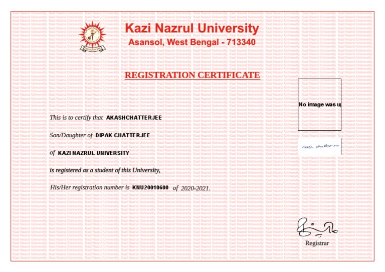 KNU Registration and Certificates Info | PDF | Business