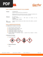 6 - Ficha de Seguridad CLORO (Sga) | PDF