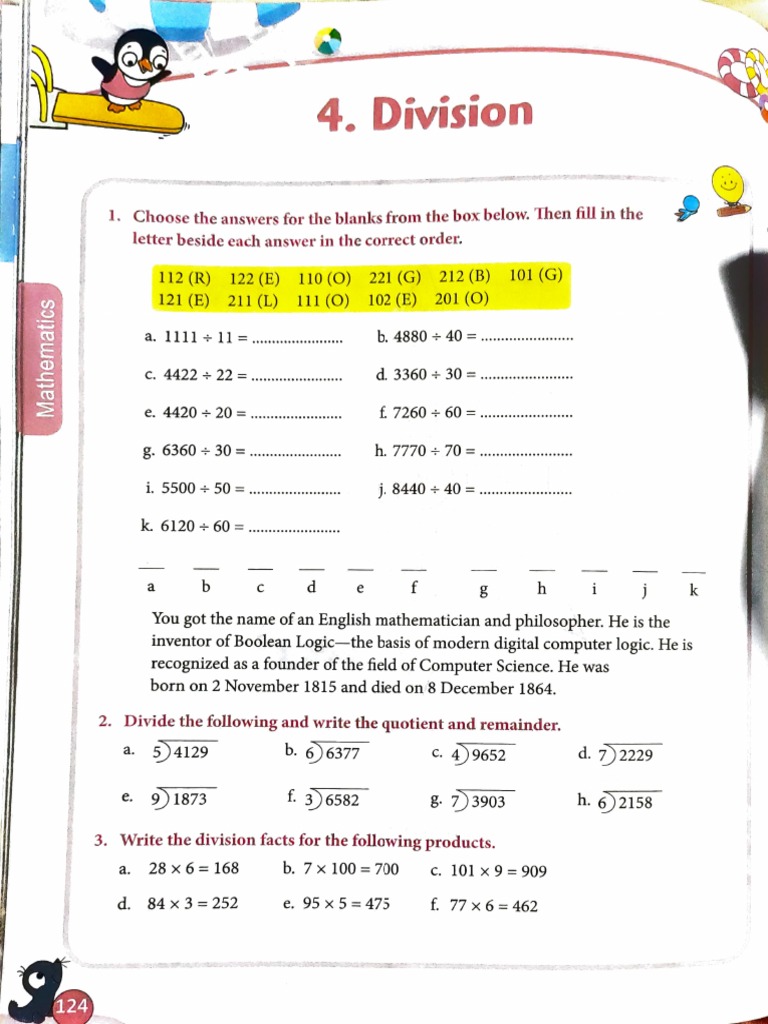 Division of Large Numbers by a Two-Digit Number | PDF | Division ...