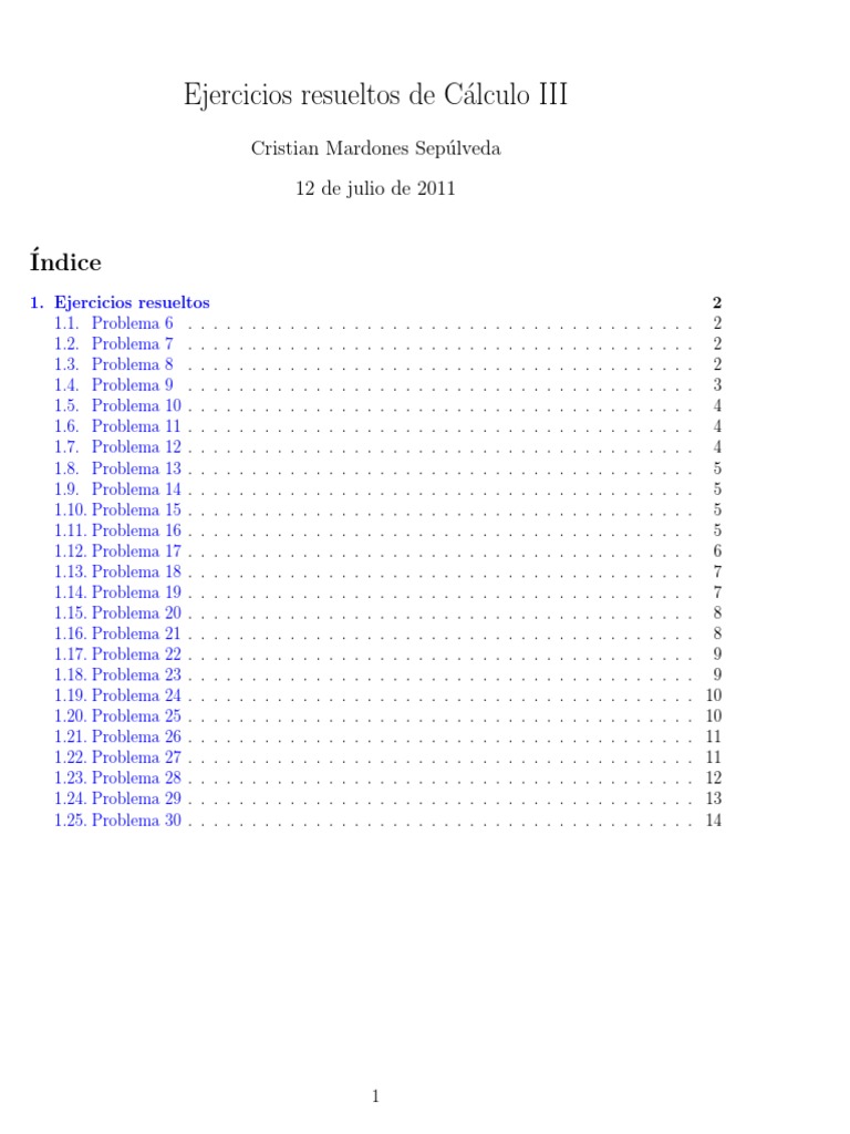 U2-Ejercicios Resueltos Cal3 | PDF | Esfera | Integral