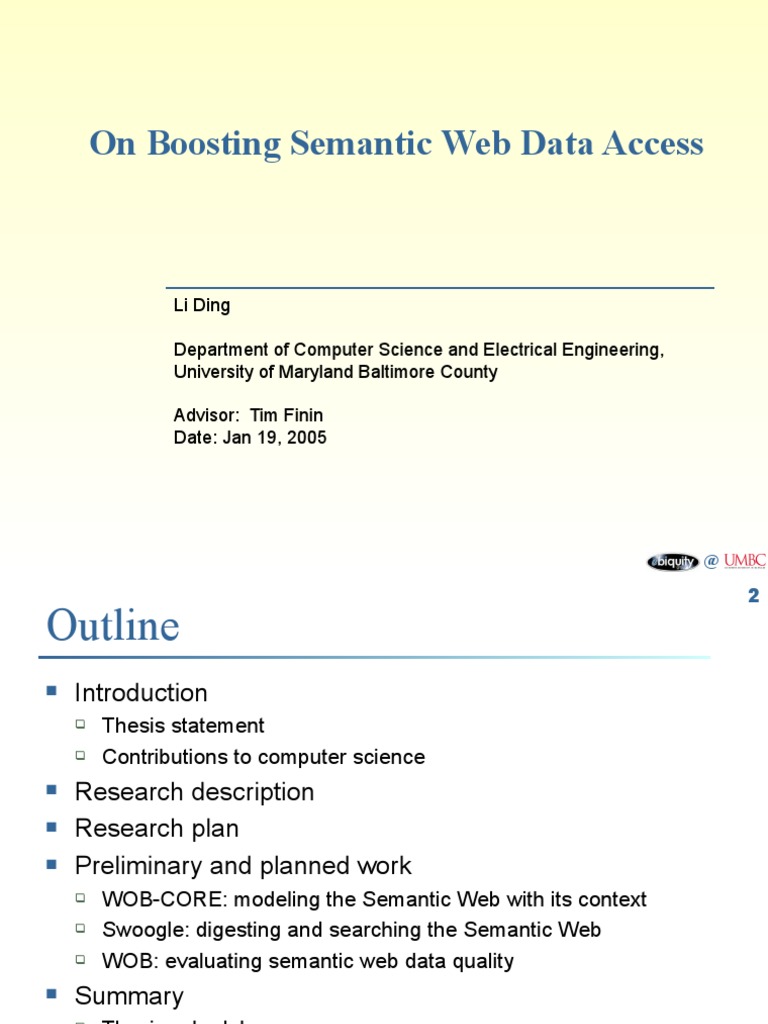 On Boosting Semantic Web Data Access | PDF | Resource Description Framework | Semantic Web