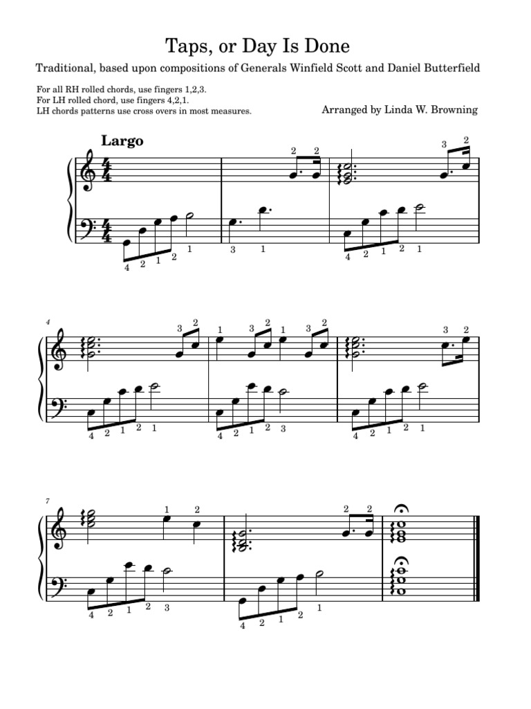Traditional Taps Arrangement | PDF | Musical Compositions | Music Theory