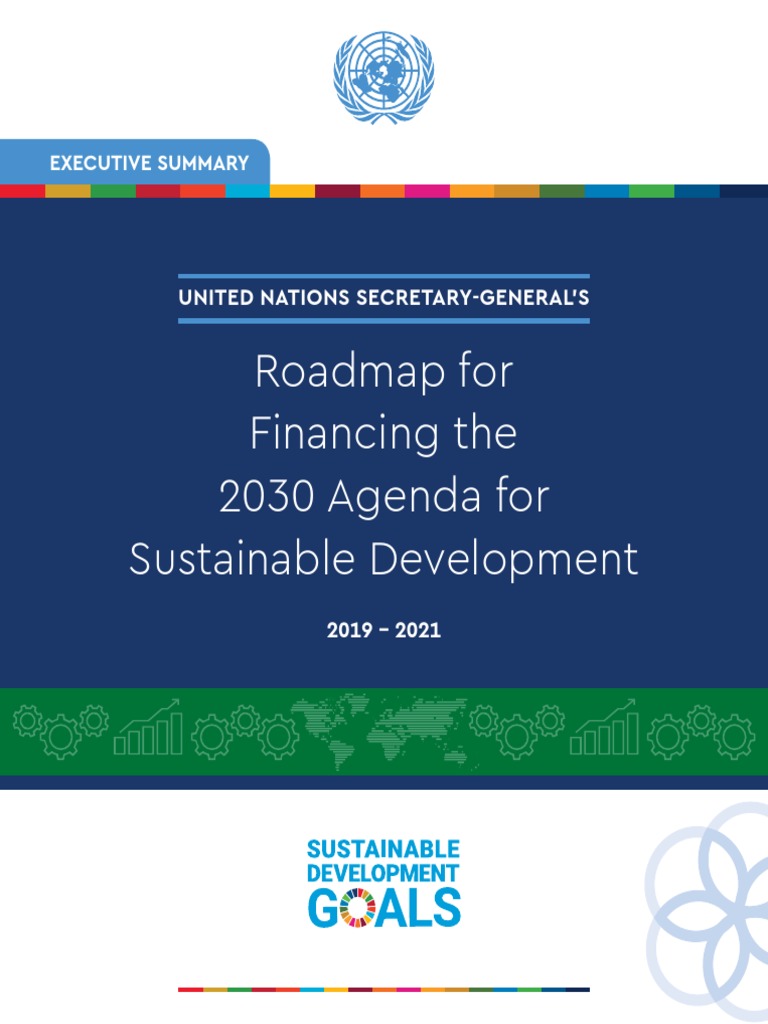 EXEC - SUM - SG Roadmap Financing SDGs July 2019 | PDF | Sustainability ...