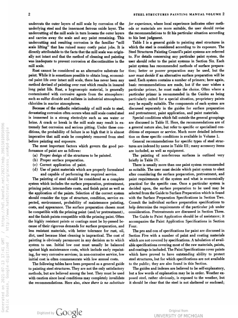 Steel Structures Painting Manual Volume: or Materials | PDF | Rust ...