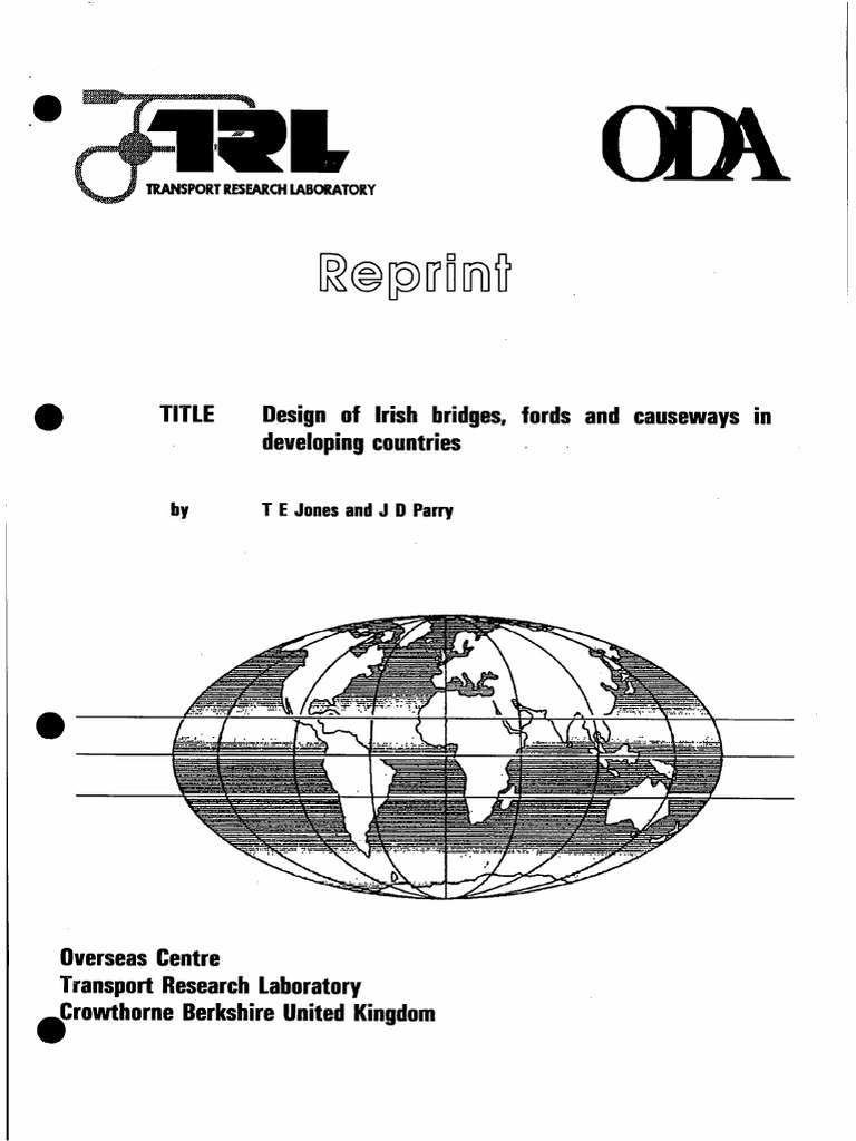 Design of Causeways for Low Traffic Roads | PDF | Road | Deep Foundation