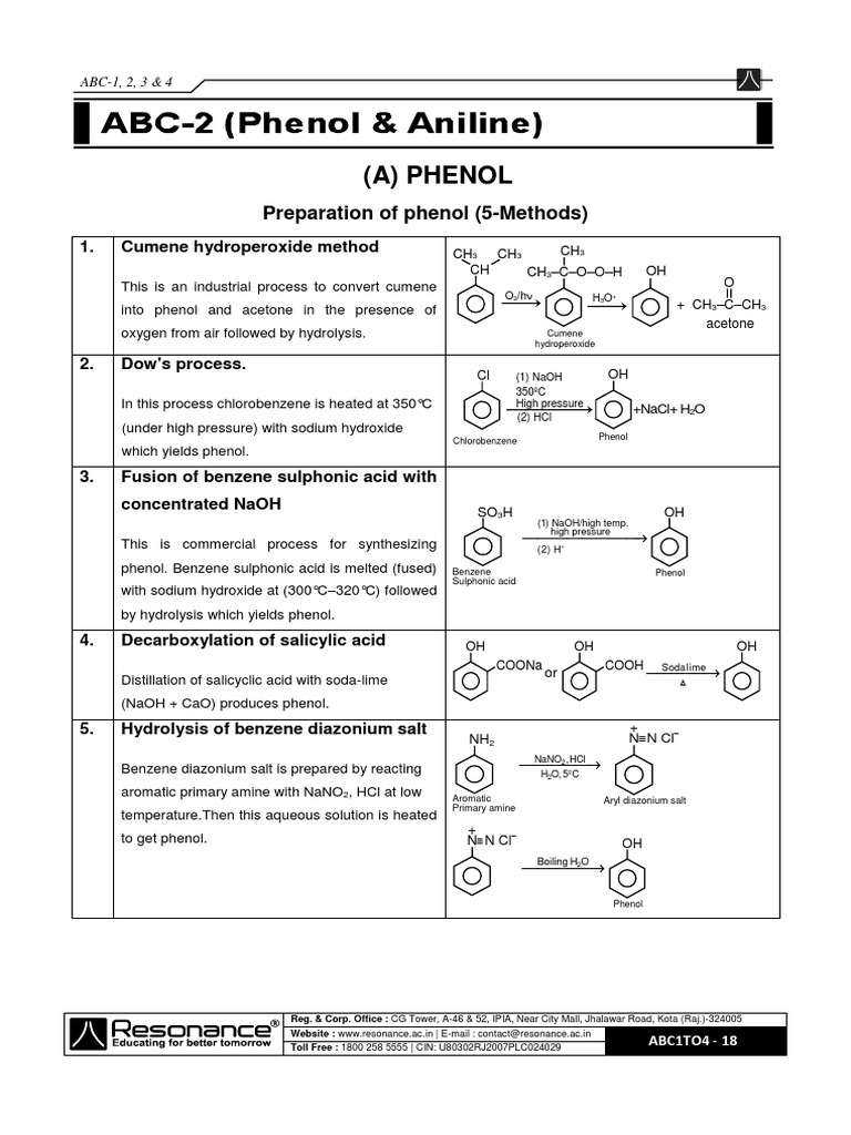 ABC 2 (Theory+Exercise) | PDF | Amine | Chemical Elements