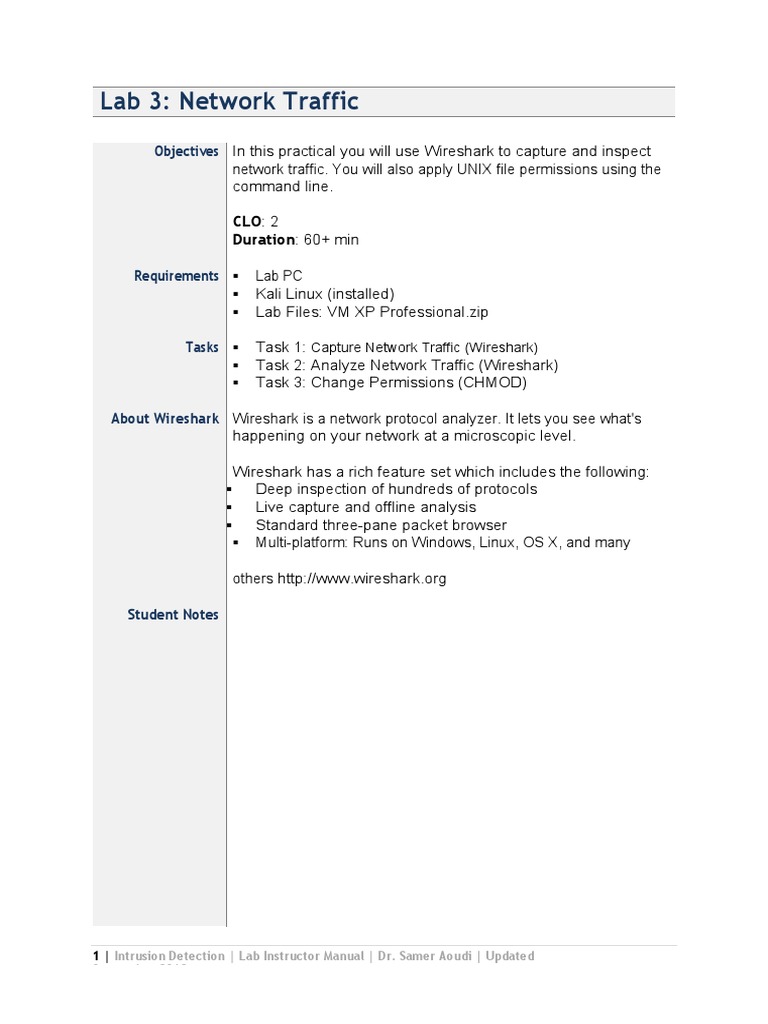 Lab 3 - Student | PDF | Transmission Control Protocol | Internet Protocols