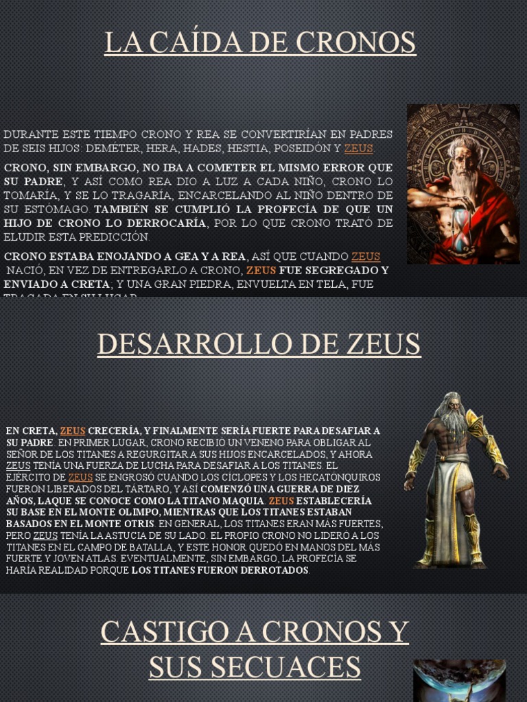 La Caída de Cronos | PDF