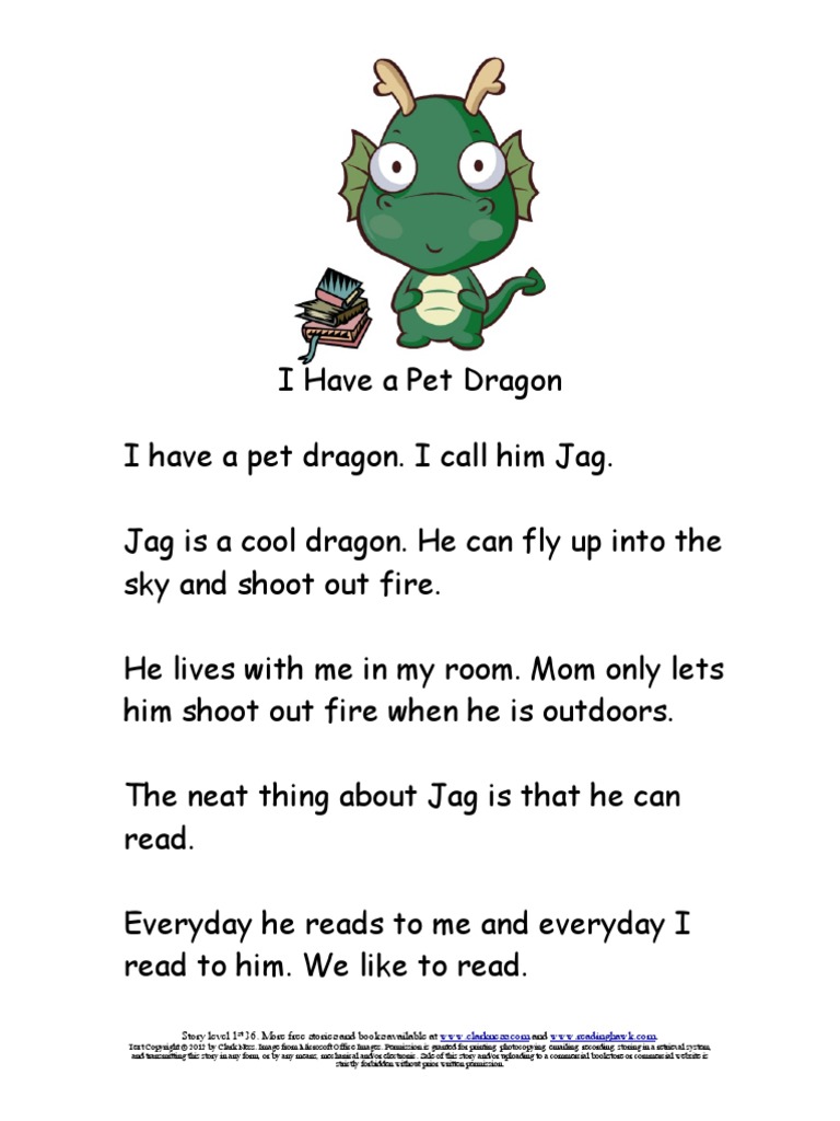I Have A Pet Dragon - 1st 36 | PDF | General Fiction