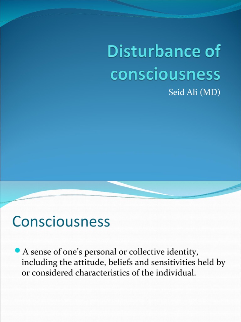 Disturbance of Consciousness and Dizziness | PDF | Vertigo | Coma