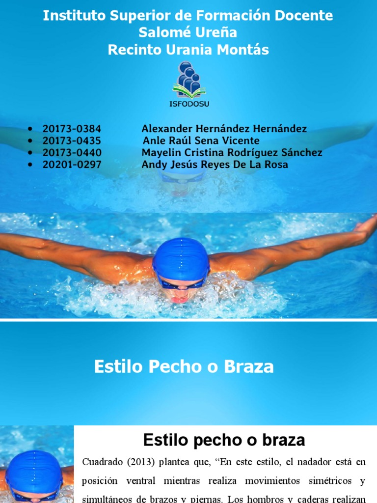 Estilo Pecho y Mariposa | PDF | Deportes individuales | Nadando