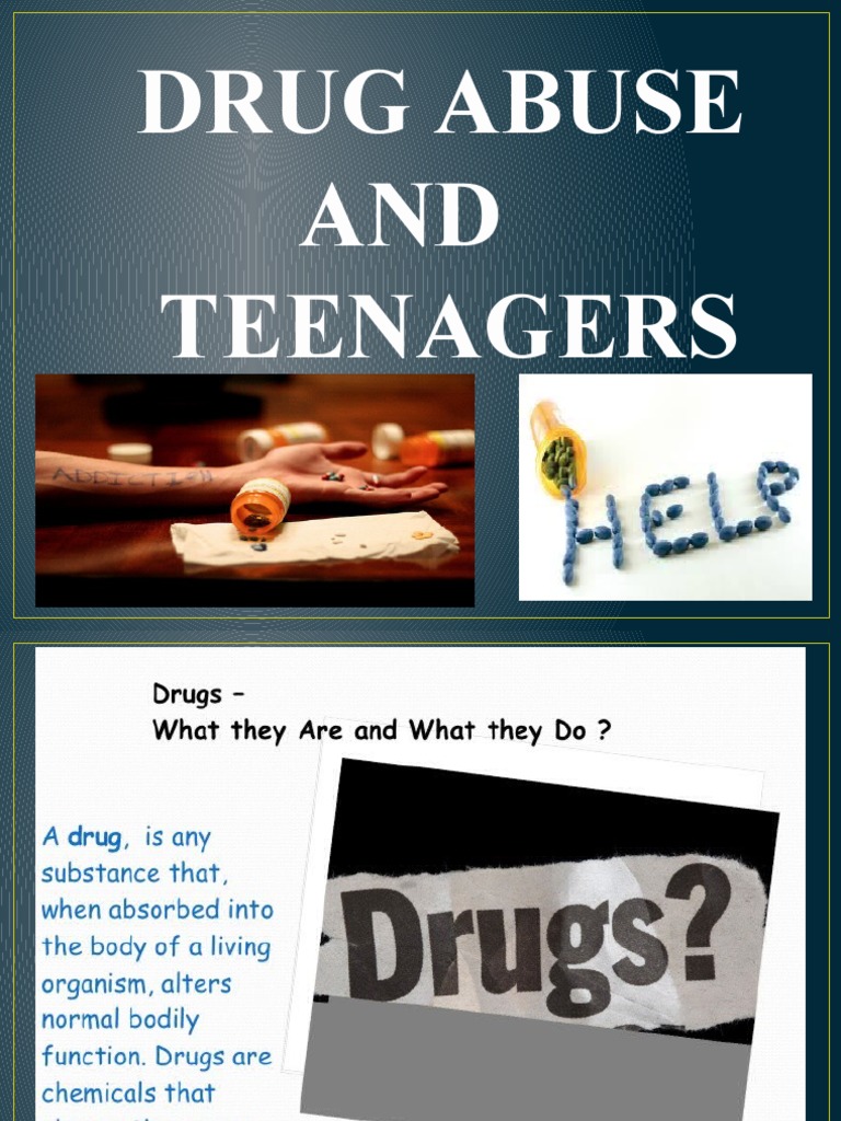 Drug Abuse and Teenagers | PDF | Substance Abuse | Adolescence