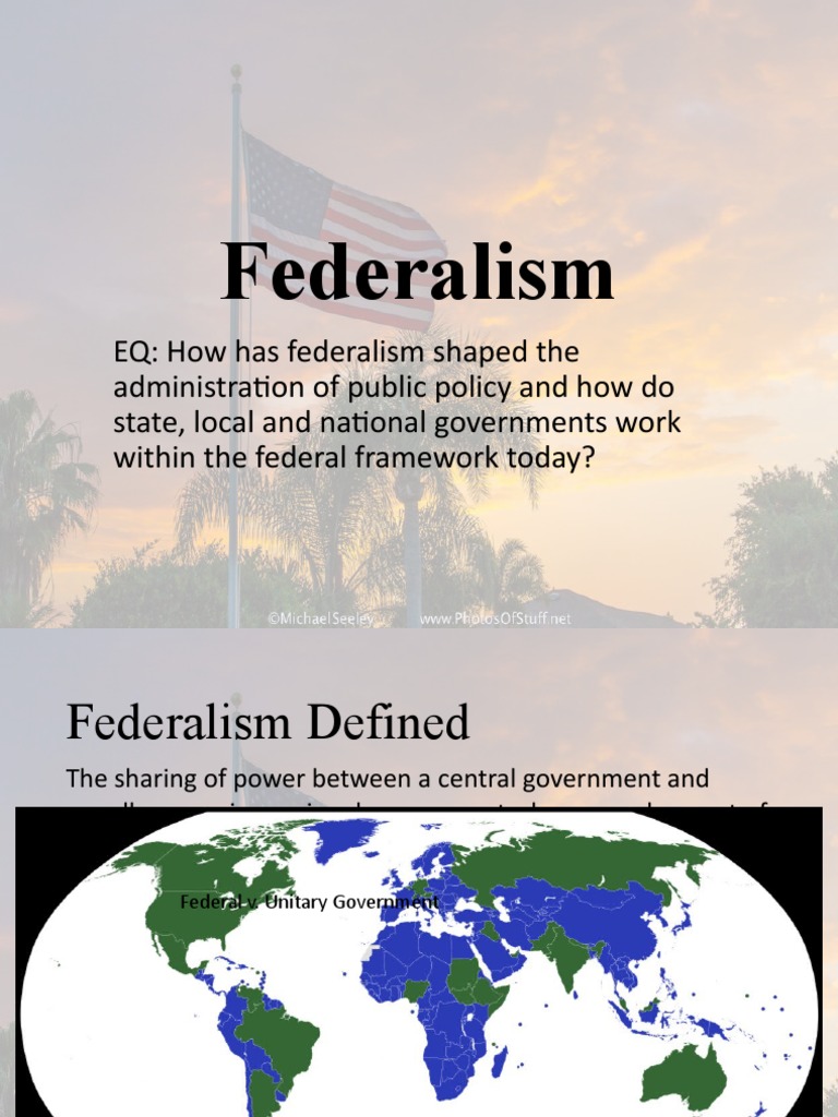 Understanding Federalism in the U.S. | PDF | Nullification (U.S ...