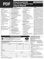 Hotel Standard Operating Procedures List | PDF | Deferral | Menu