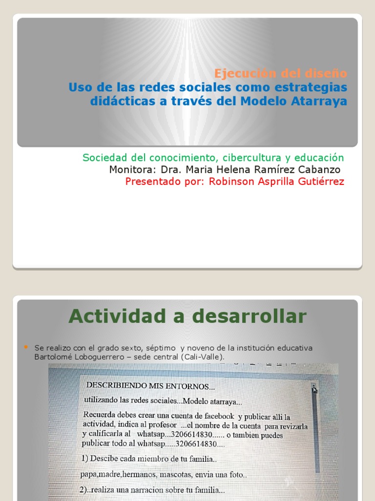 Modelo Atarraya | PDF