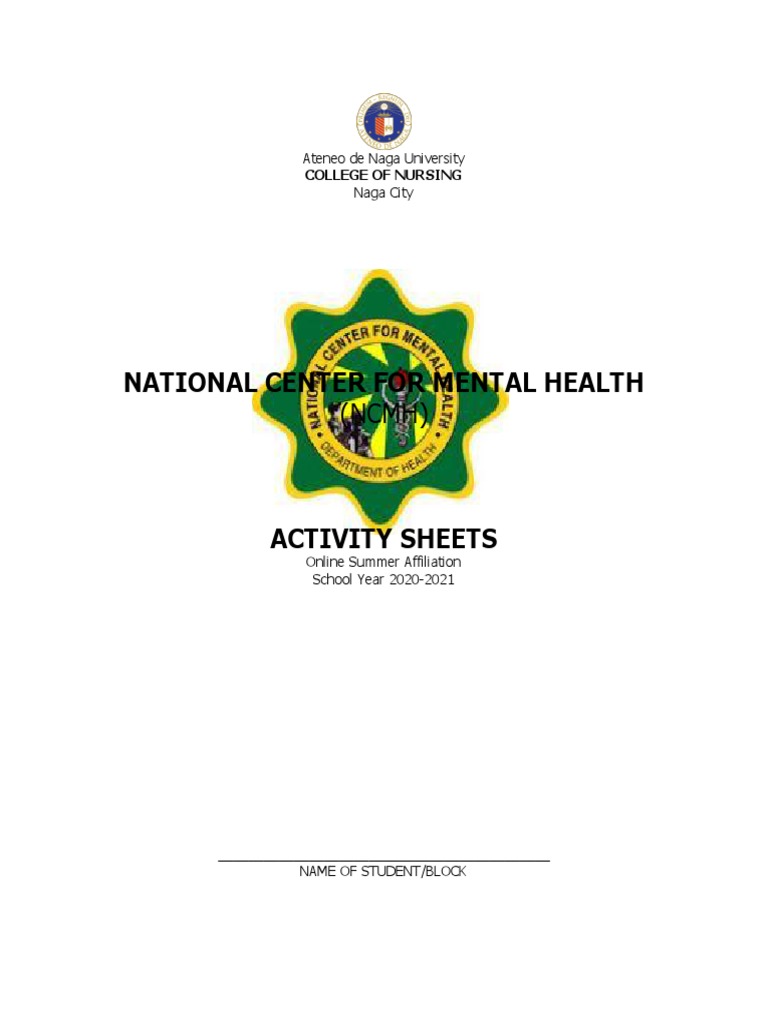 National Center For Mental Health: (NCMH) | Download Free PDF ...