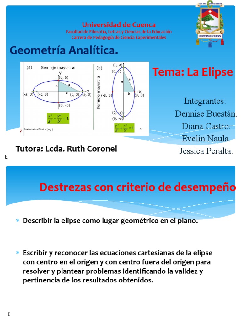 Elipse | PDF | Elipse | Física teórica