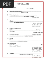 Program Turn Over Ceremony | PDF