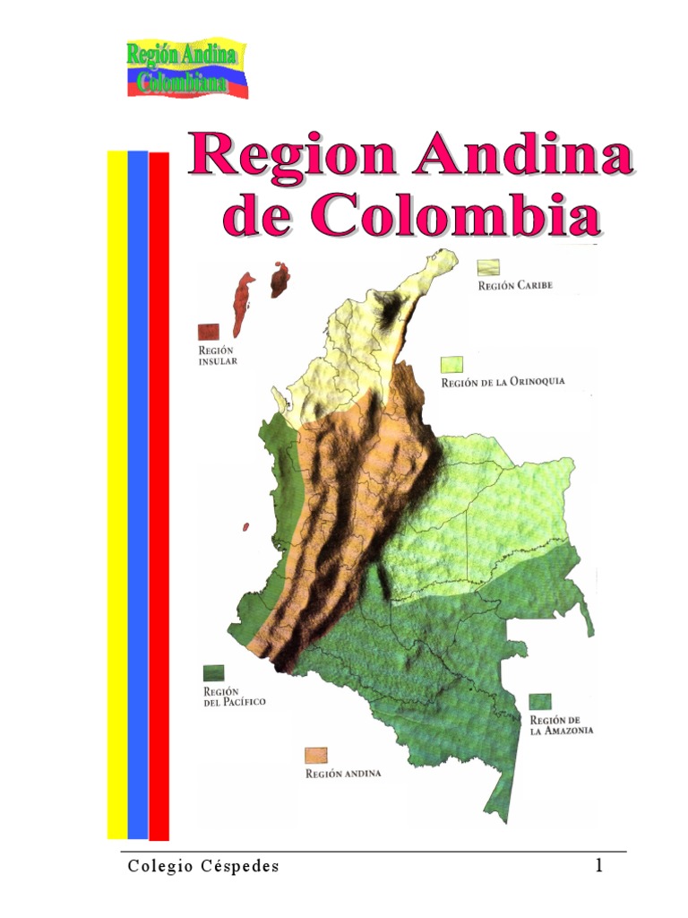 Region Andina Mapa