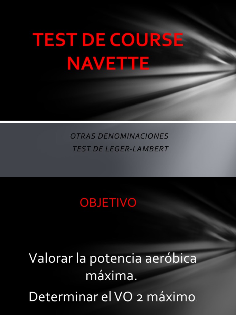 Test de Course Navette | PDF