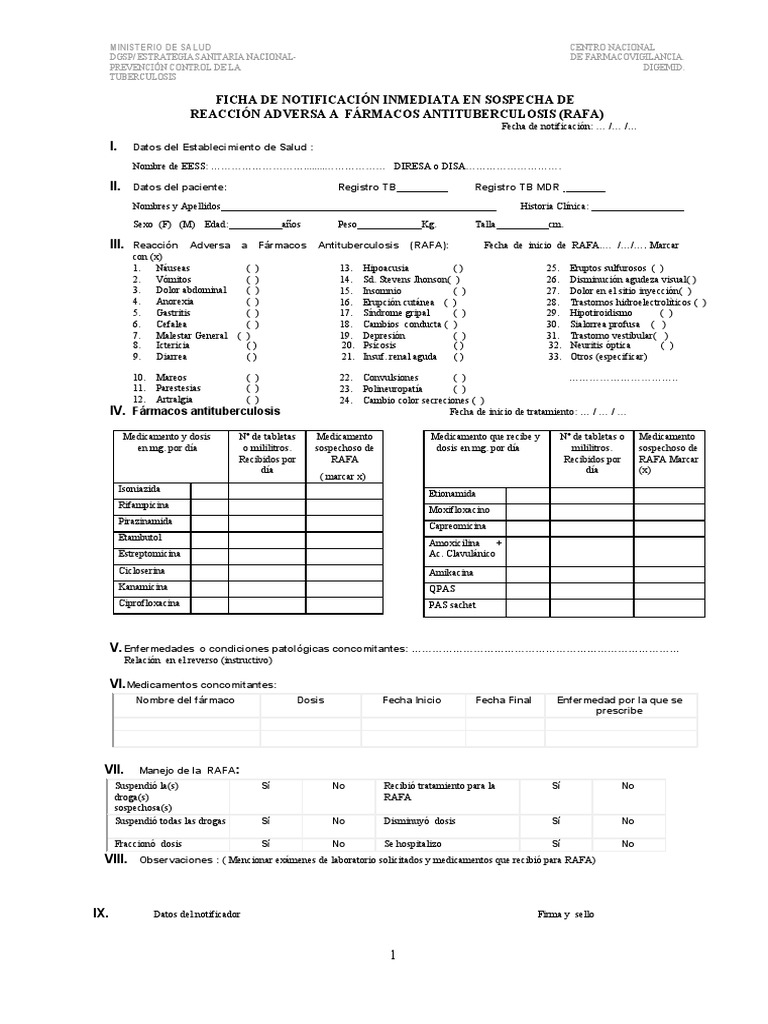 Fichas Rafa Esavi | PDF | Medicamentos con receta | Historial médico