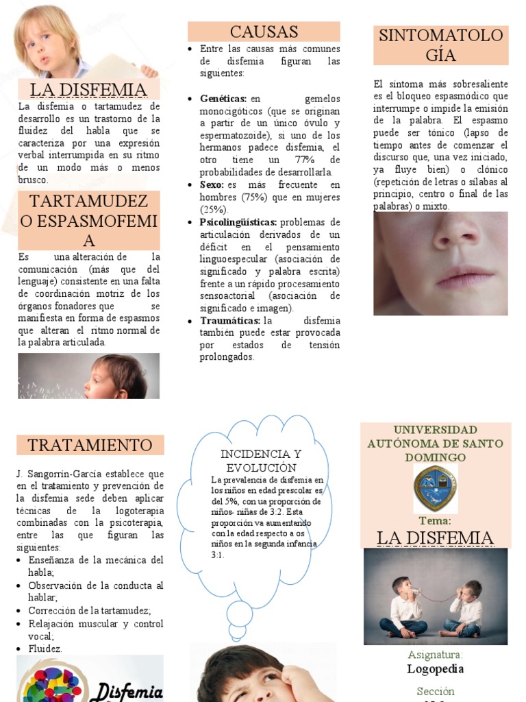 Disfemia: Síntomas y Tratamientos | PDF | Tartamudeo | Psiquiatría