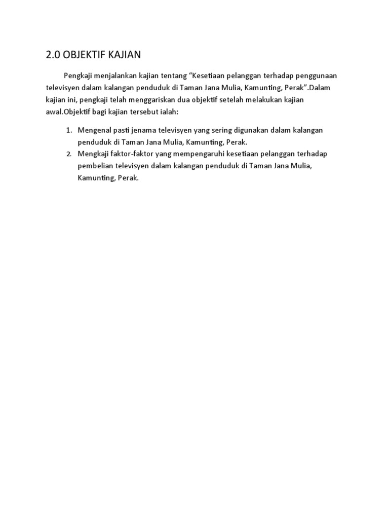 objektif kajian pengajian am - RafaeltaroRobertson