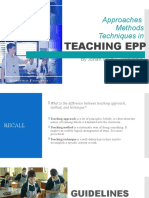 Lesson 4 Approaches, Methods of Teachng EPP | PDF | Project Based Learning | Learning