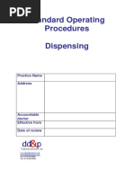 6 Good Dispensing Practice Sop | PDF | Medical Prescription | Pharmacy