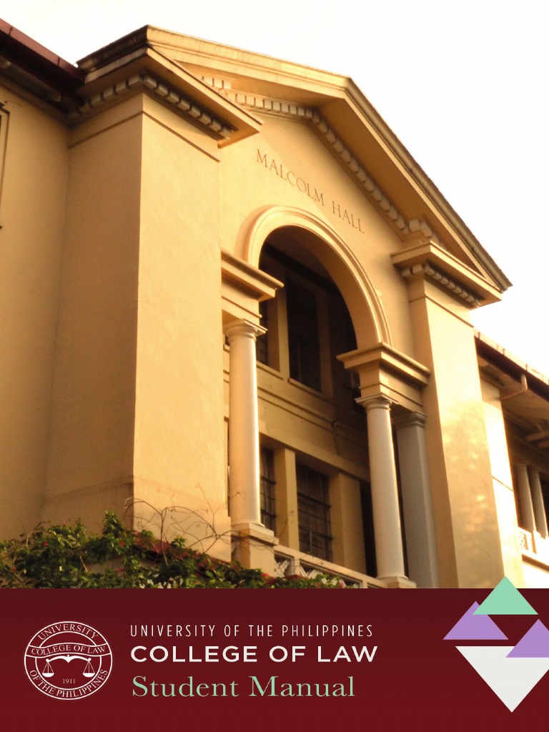 UP College of Law - Student Handbook (Jan 2019) | PDF | Legal Education ...