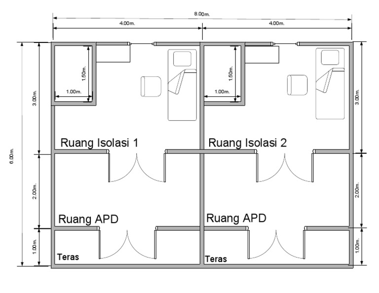 Denah Ruang Isolasi | PDF