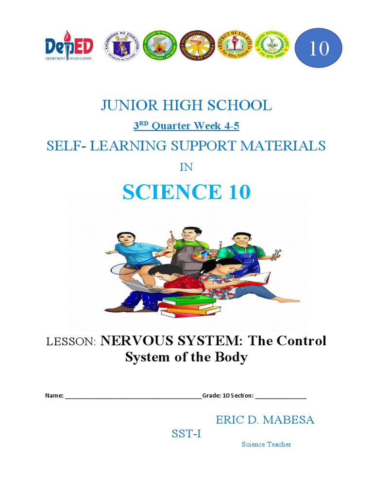 Junior High School Self-Learning Support Materials Cover | PDF ...
