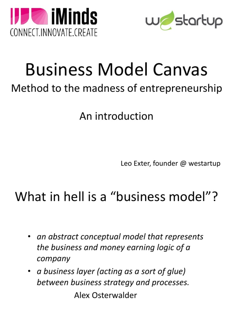 Business Model Canvas Explained | PDF
