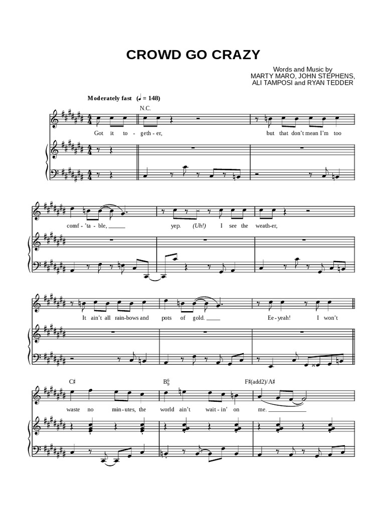 Crowd Go Crazy | PDF