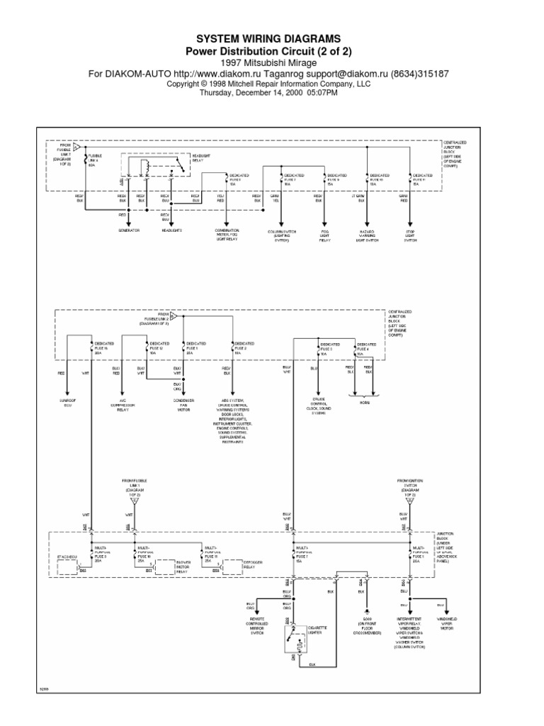 System Wiring Diagrams Power Distribution Circuit (2 of 2) | PDF