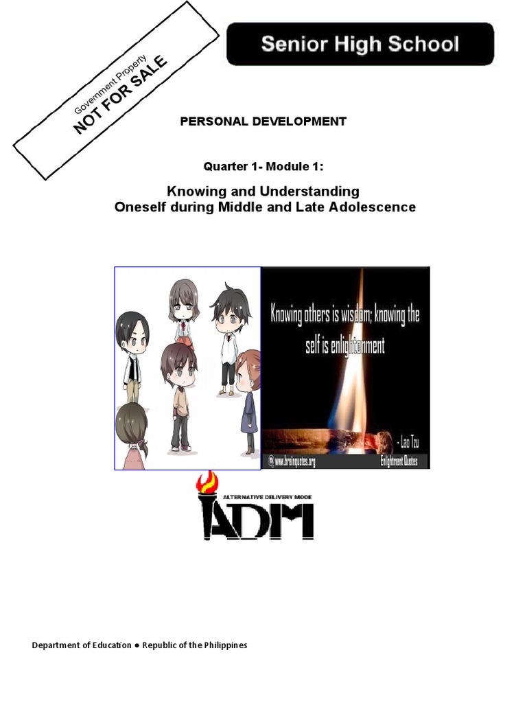 PerDev Q1 Module-1 Knowing-and-Understanding-Oneself Ver1 | PDF | Self ...