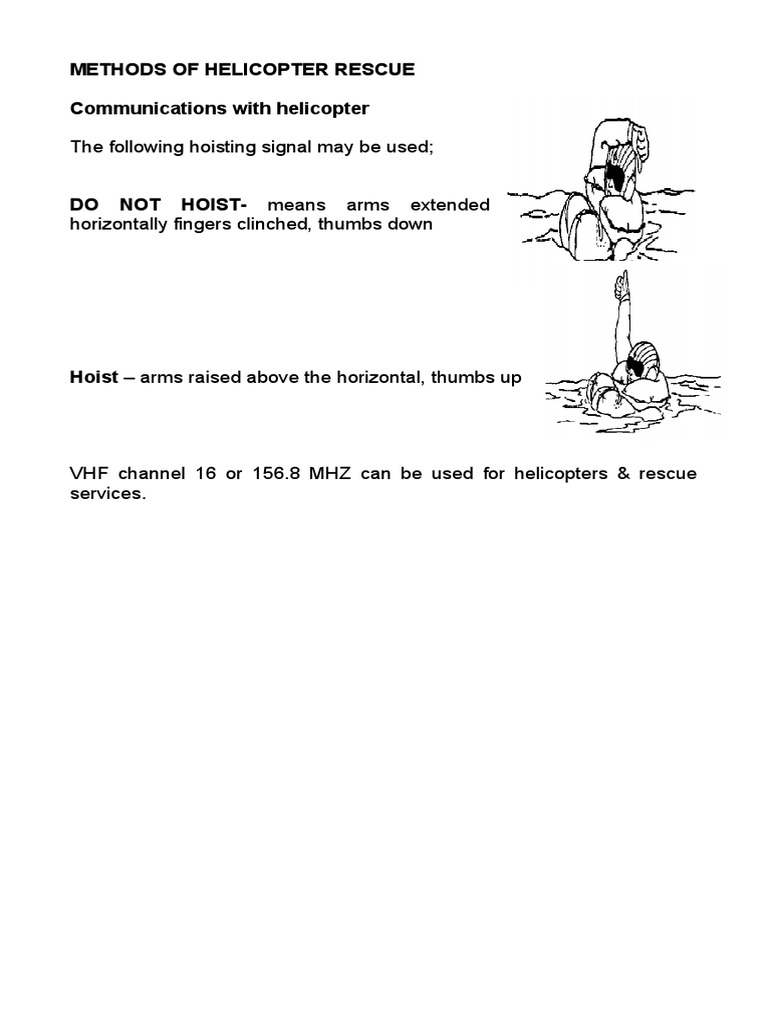 Methods of Helicopter Rescue | PDF | History