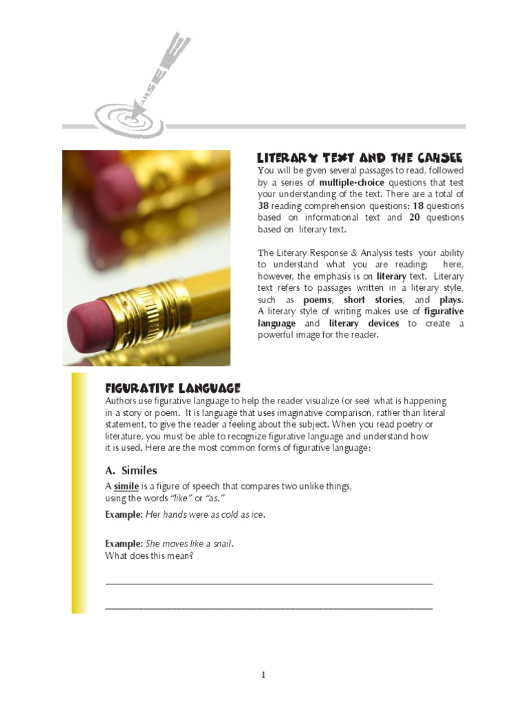 Literary Response Student Workbook | PDF | Poetry