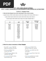 7 - Worksheet Past Simple | PDF | Linguistics