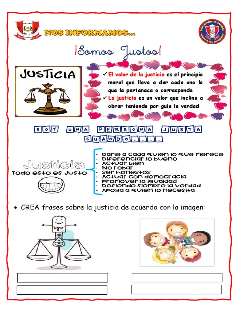 Ficha Valor Justicia | PDF