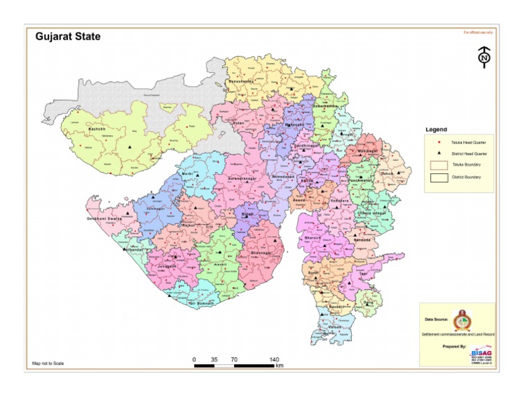 State of Gujarat Map N | PDF
