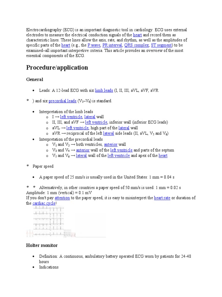 Amboss ECG | PDF | Electrocardiography | Myocardial Infarction