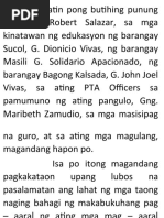 Introduction To Guest Speaker-Tagalog | PDF