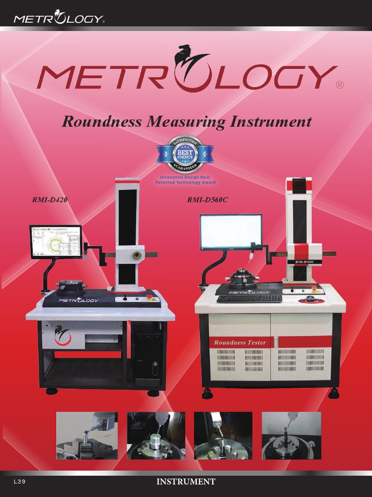 Roundness Measuring Instrument: RMI-D560C RMI-D420 | PDF | Sensor ...