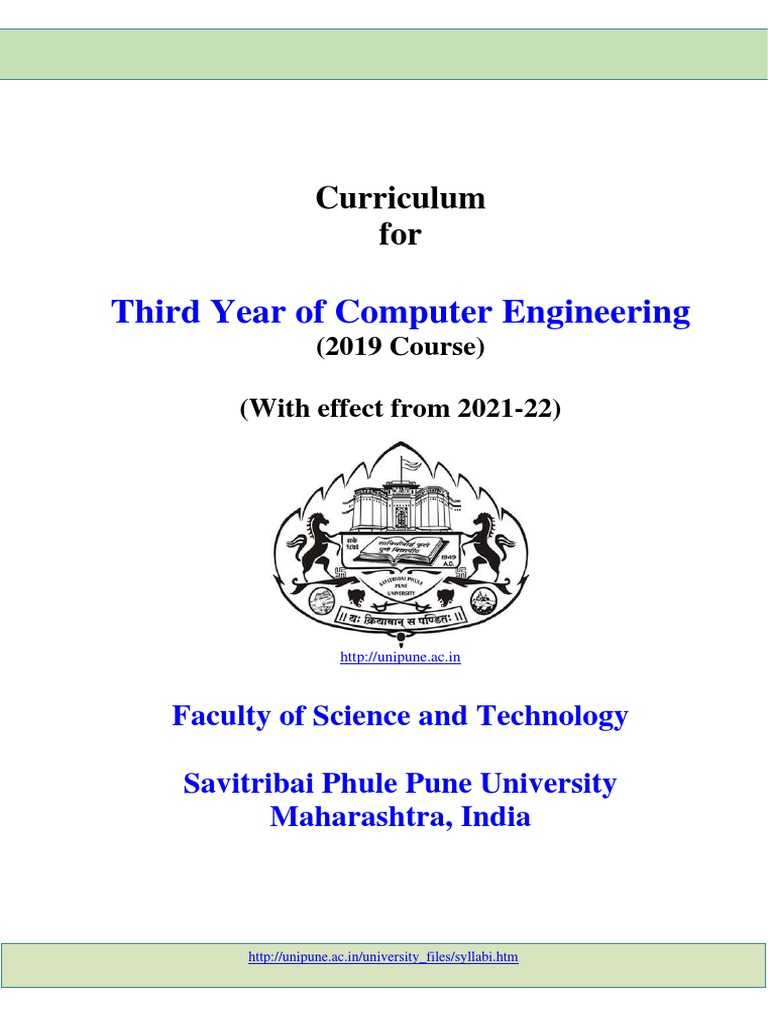 Third Year of Computer Engineering: Curriculum For | PDF | Relational ...