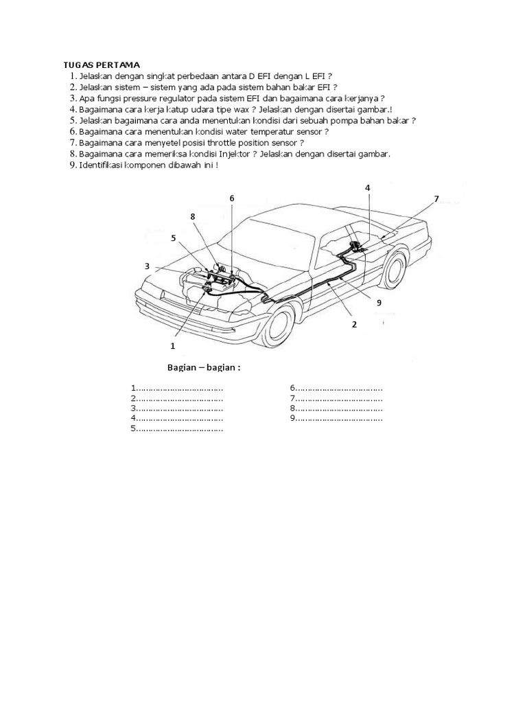 IDENTIFIKASI KOMPONEN EFI DAN SENSOR DIESEL | PDF