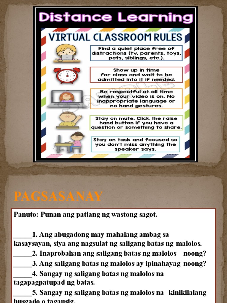 Saligang Batas NG Malolos Presentation | PDF