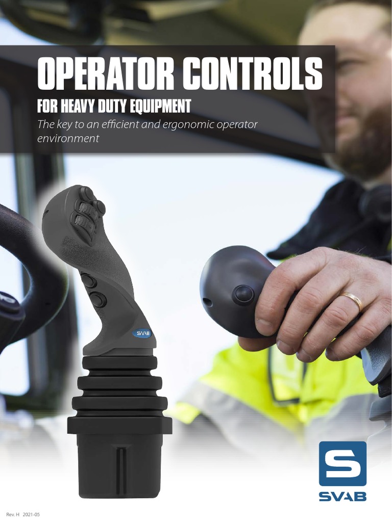 SVAB Operator Controls For Heavy Duty Equipment en H | PDF | Switch ...