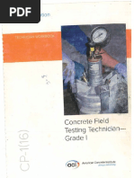 ACI - Field Tech Grade 1 Practice Test | PDF | Construction Aggregate ...